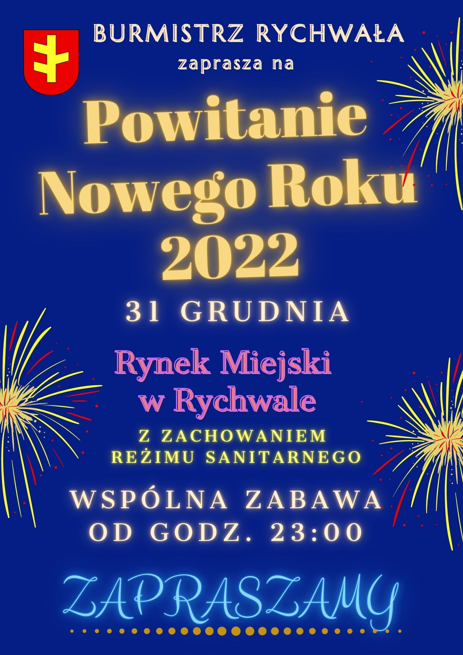 Powitanie Nowego Roku w Rychwale