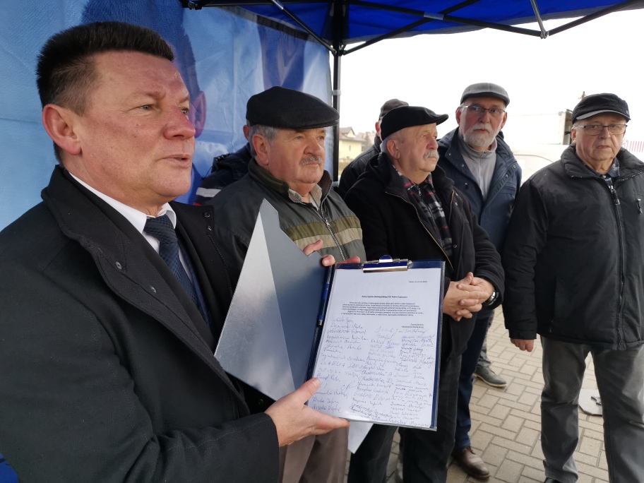 Radny R. Popkowski solidarny z targowicą