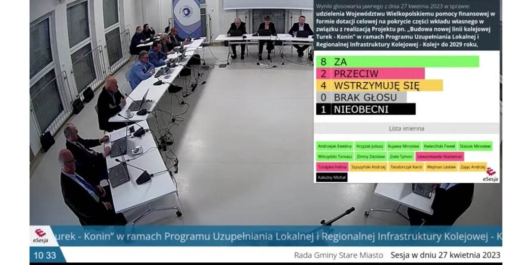 „Budowa linii kolejowych nie jest zadaniem samorządów”. Radni znowu ...