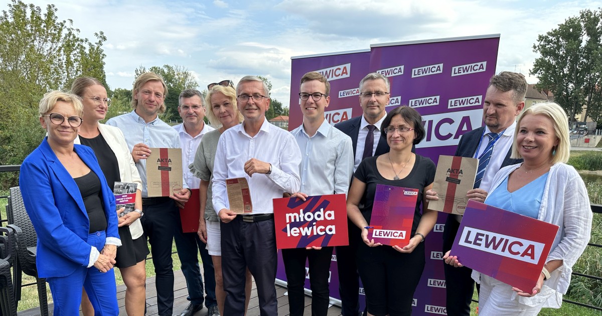 Nowa Lewica prezentuje swoich kandydatów do sejmu