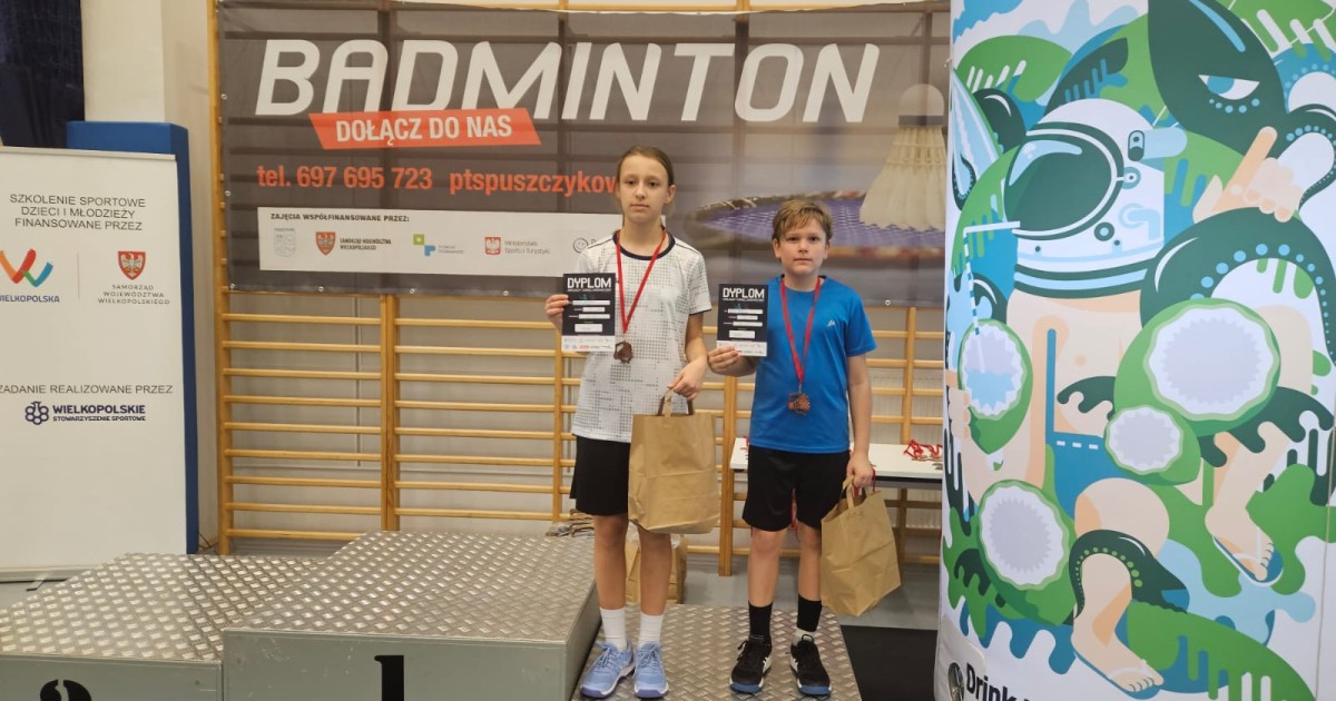 Trzecie miejsce UKS Smecz Konin w grze mieszanej w Puszczykowie