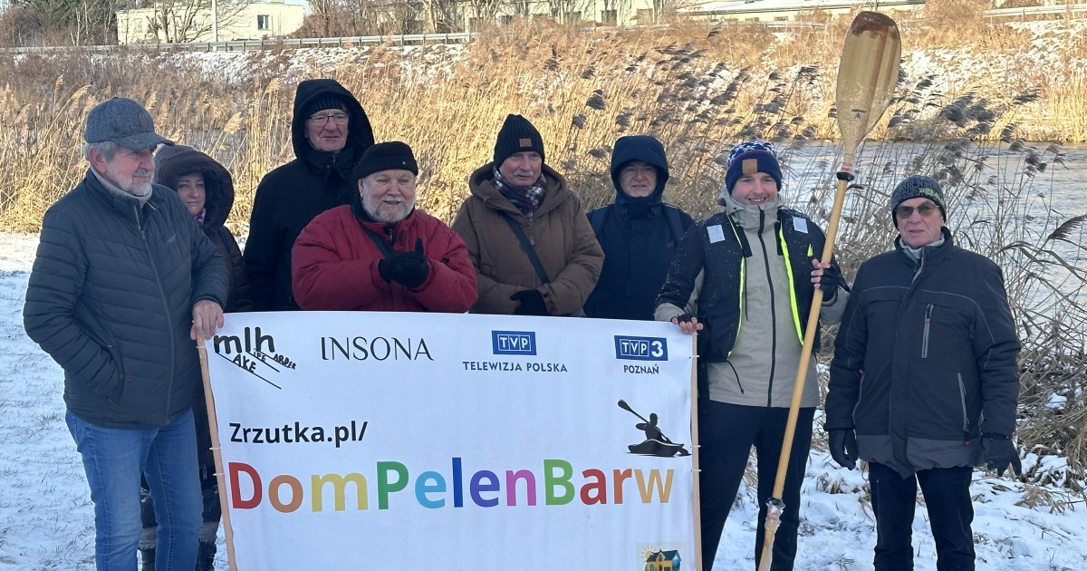 zimowy spływ kajakowy