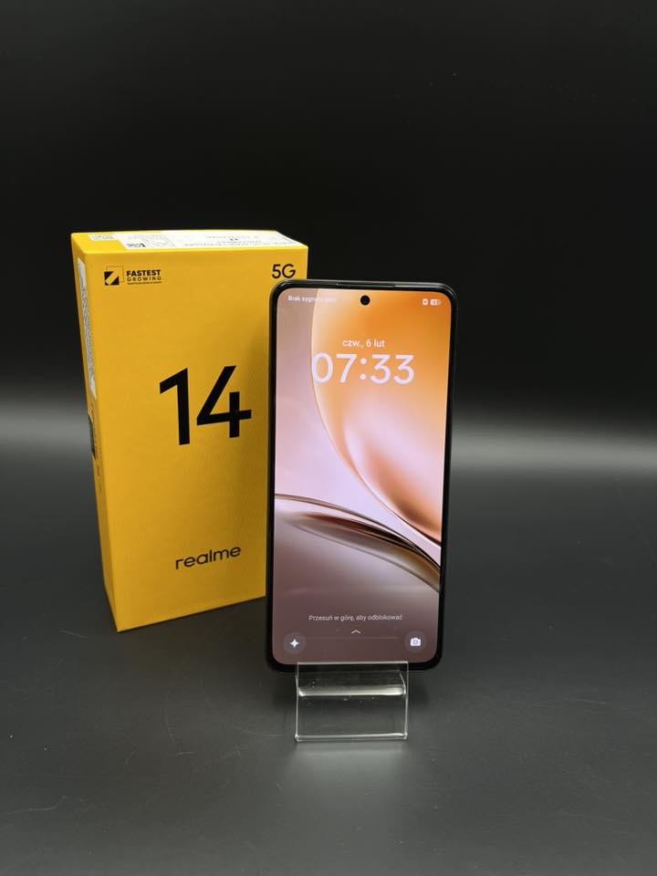 Ogłoszenie: Realme 14 5G 8/256GB 6,67" Komplet + gwarancja, kategoria ...